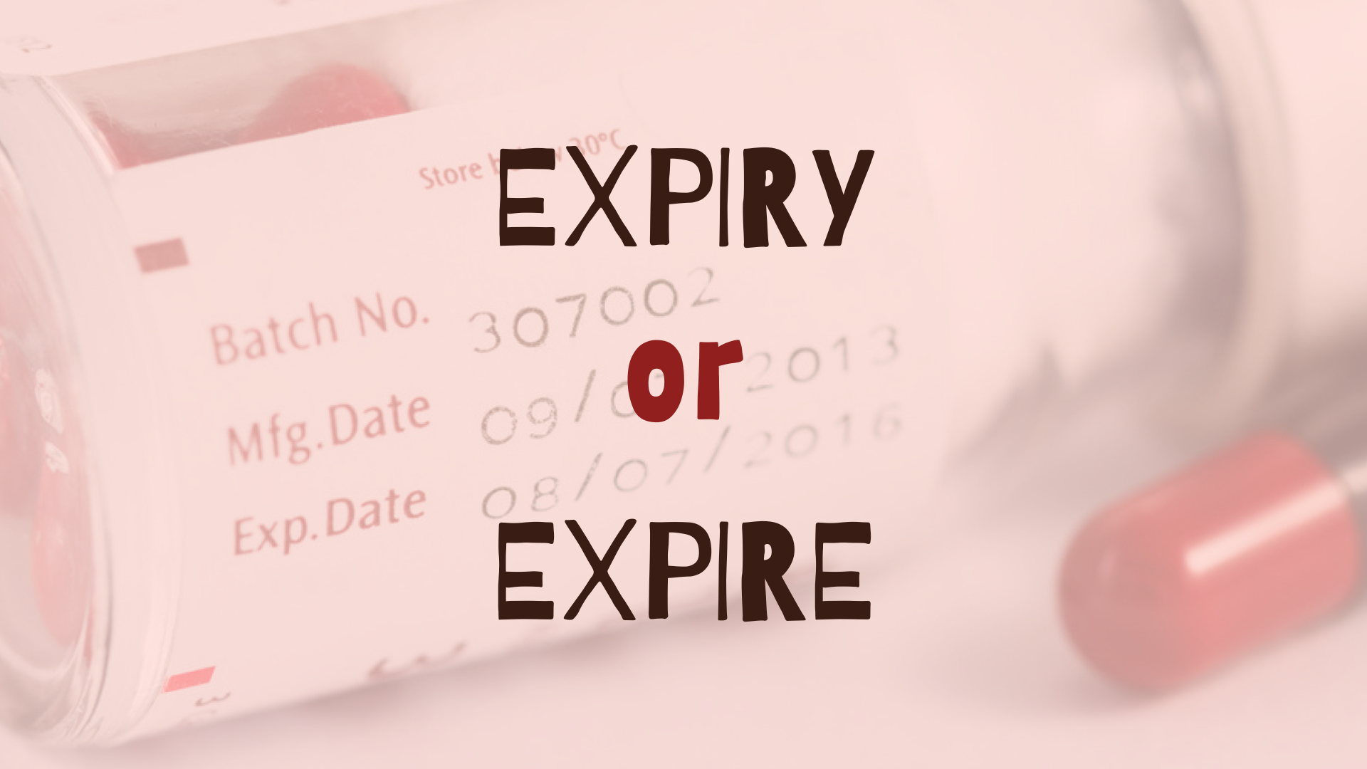 English Café: Expiry & Expire