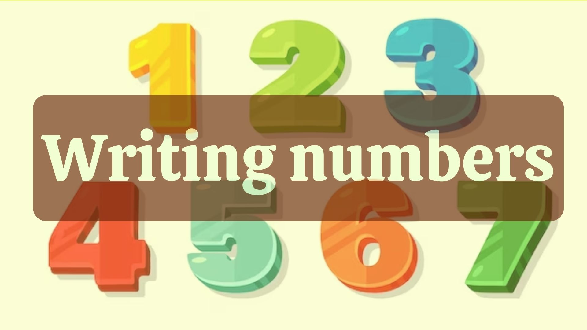 English Café 152 – Writing numbers